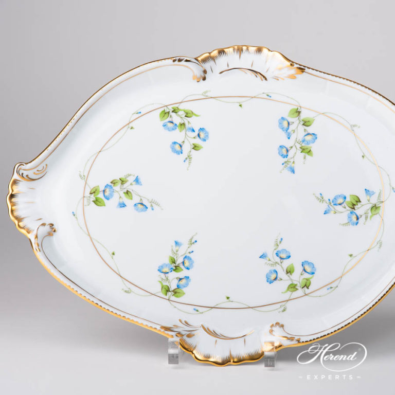 Platter - Special Shape - Morning Glory / Nyon - Herend Experts