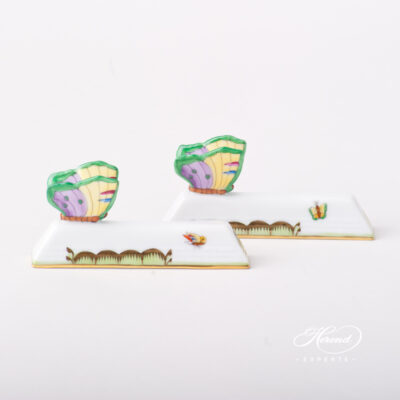 Knife Rest - 2 Pieces - Queen Victoria - Herend Experts