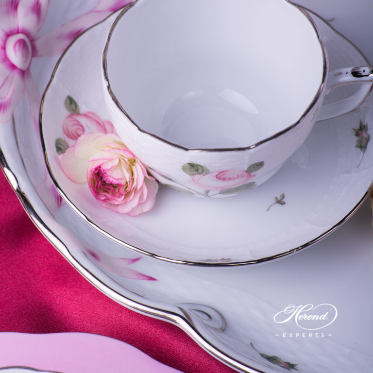 Tea Cup - Vienna / Viennese Rose Platinum - Herend Experts