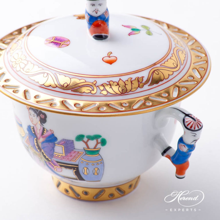 Oriental Cup with Lid - Ming - Herend Experts