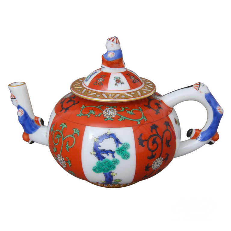 Tea Pot - Godollo - Red Dynasty - Herend Experts