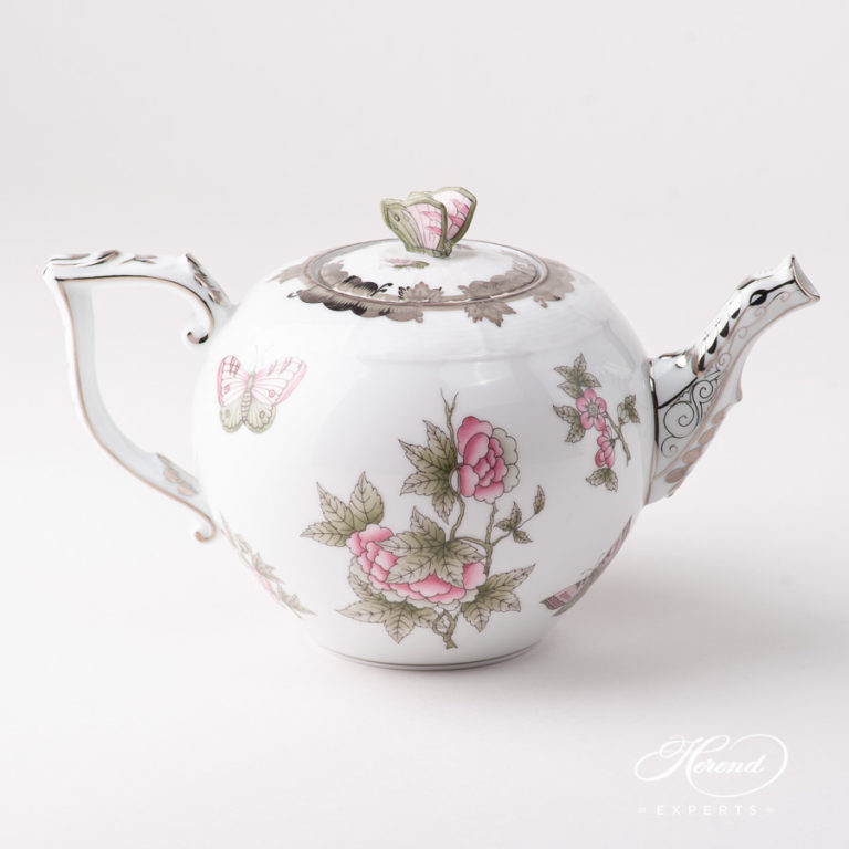 Teapot - Large - Queen Victoria Platinum - Herend Experts