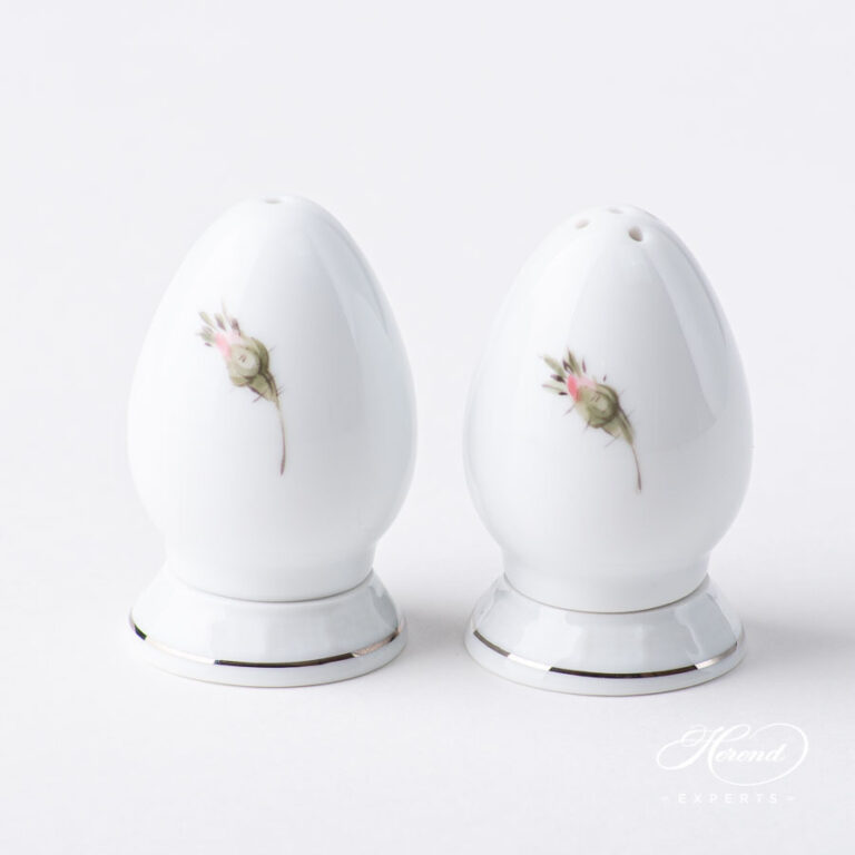 Salt and Pepper Shaker – Vienna / Viennese Rose Platinum - Herend Experts