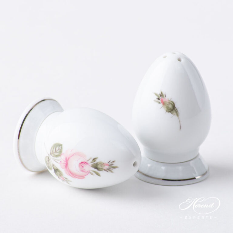 Salt and Pepper Shaker – Vienna / Viennese Rose Platinum - Herend Experts