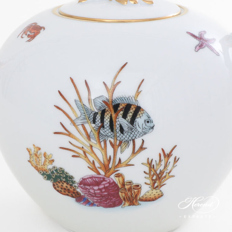 Teapot - Large - Bermuda Fishes - Herend Experts
