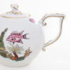 Teapot w. Twisted Knob - Medium - Bermuda Fishes - Herend Experts