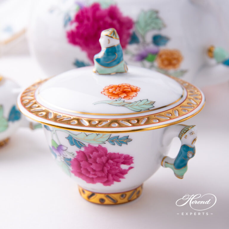 Tea Set for Two People - Pink Peony - Herend Experts