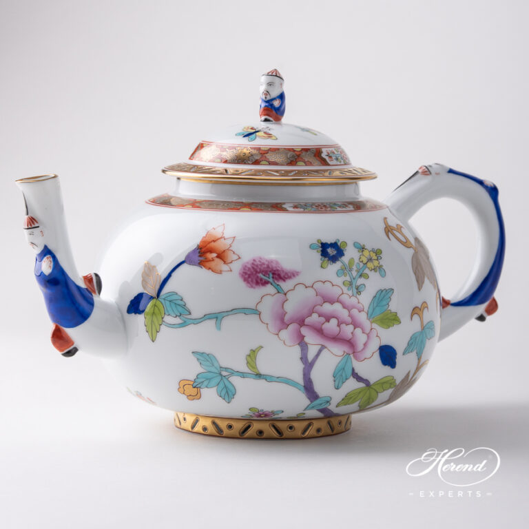 Teapot w. Mandarin Knob - Large - Shanghai - Herend Experts