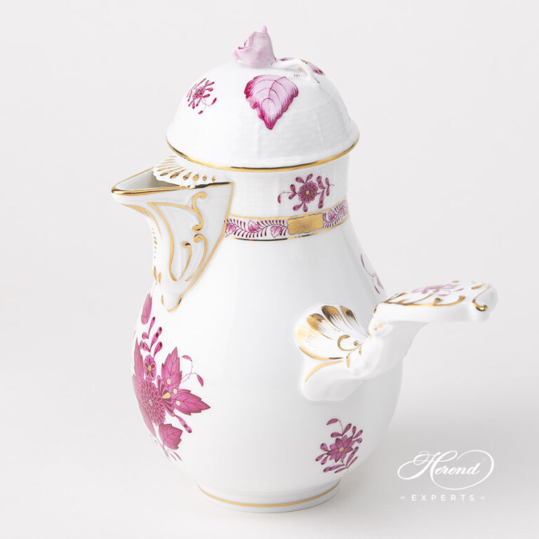 Coffee Pot w. Special Handle - Chinese Bouquet Raspberry / Apponyi ...